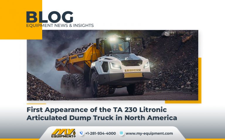 First Appearance of the TA 230 Litronic Articulated Dump Truck in North ...