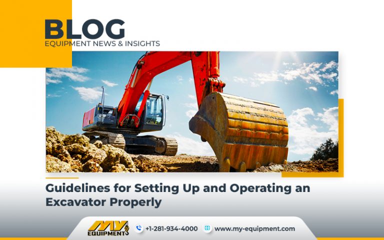 Guidelines for Setting Up and Operating an Excavator Properly - Heavy ...