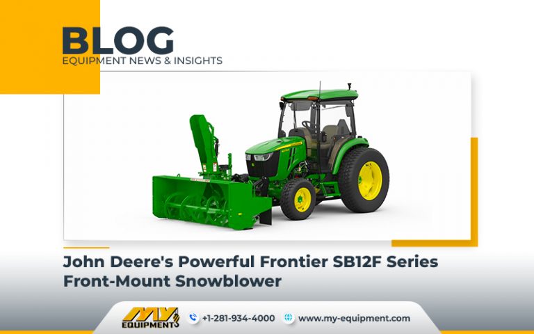 John Deere's Powerful Frontier SB12F Series Front-Mount Snowblower ...