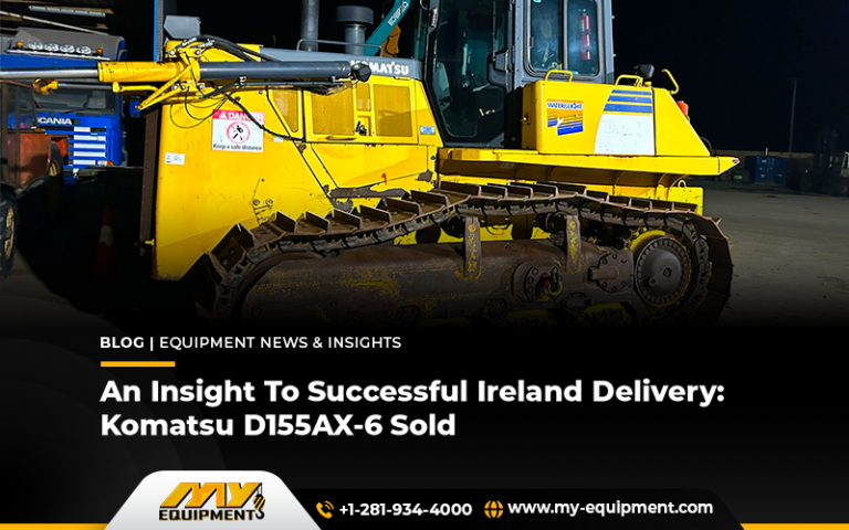An Insight To Successful Ireland Delivery: Komatsu D155AX-6 Sold ...