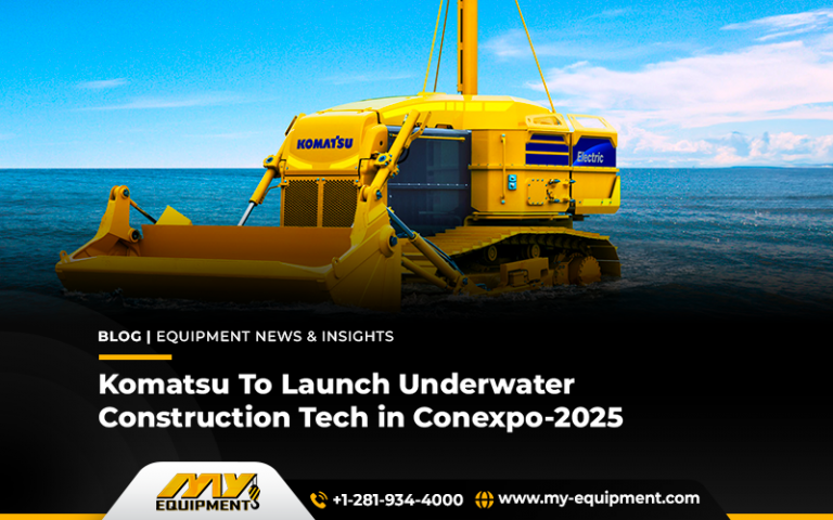 Komatsu To Launch Underwater Construction Tech In Conexpo-2025 - MY-Equipment Blog