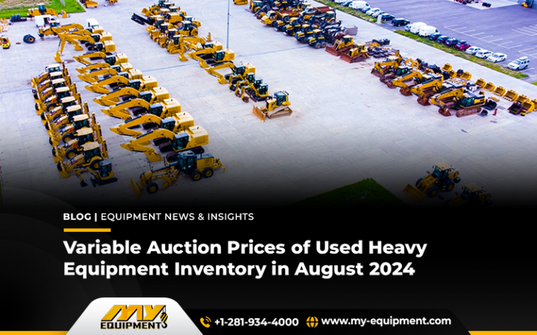 Variable Auction Prices Of Used Heavy Equipment Inventory In August ...