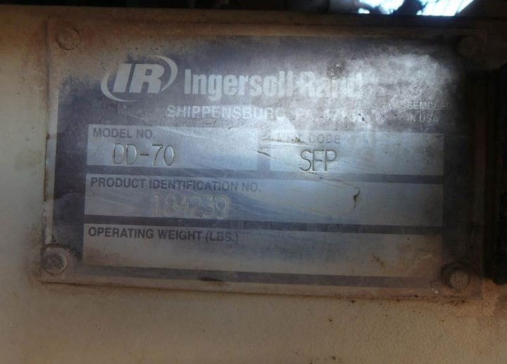 2005 Ingersoll Rand DD70 For Sale in Houston Texas (In Transit) | MY ...