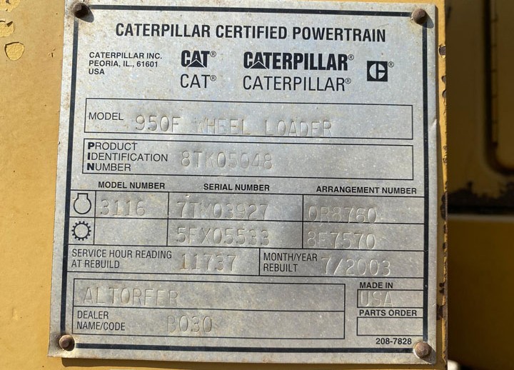 1997 Caterpillar 950F-II For Sale in Houston, Texas, USA | MY-Equipment.com